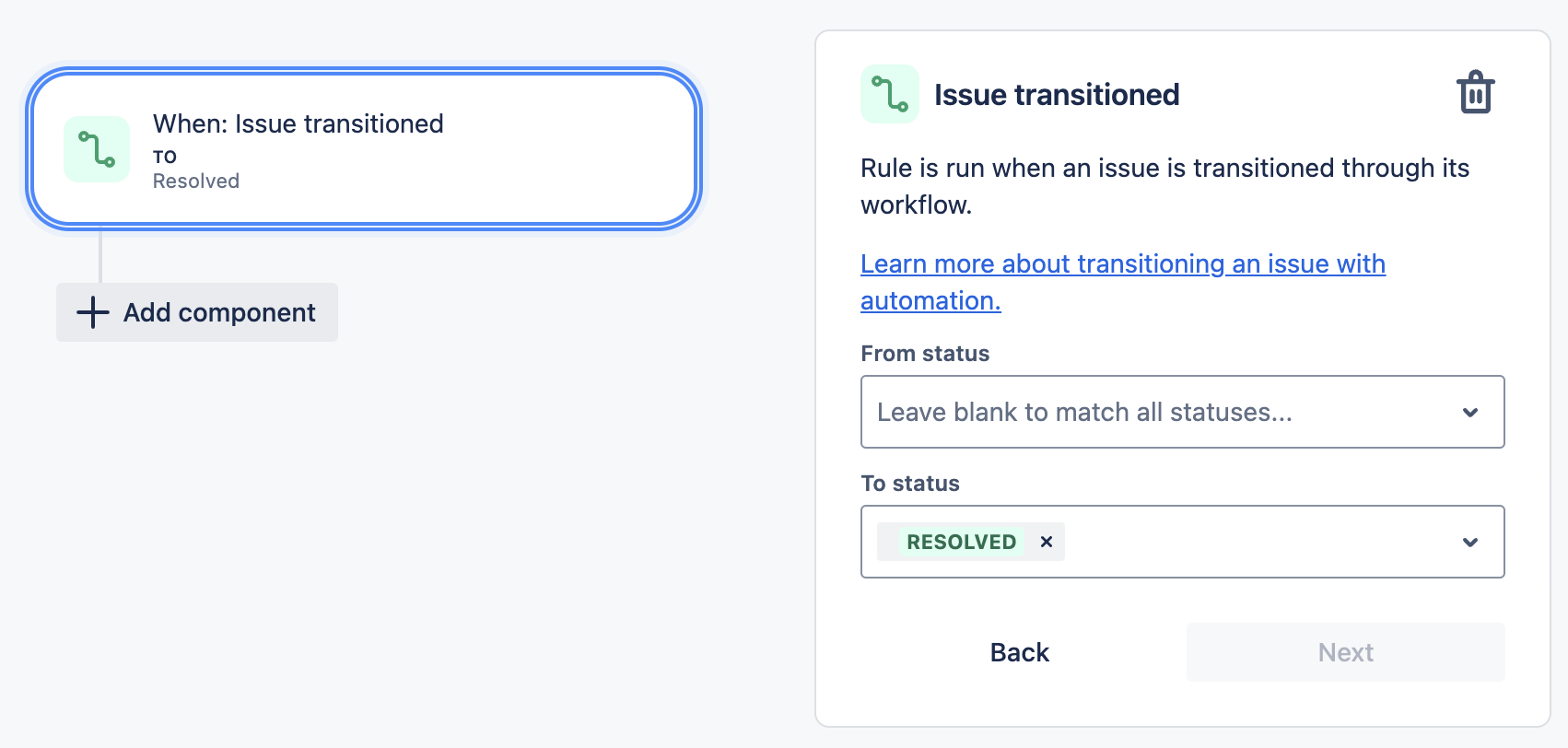 How To Automatically Transition An Issue To A Closed Status When All Linked Issues Are Closed